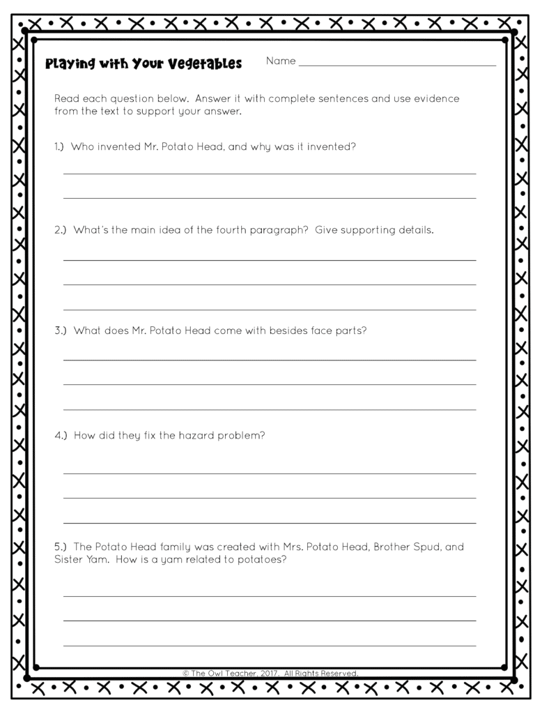 Toy Inventions Nonfiction Reading Passages Printable & Digital (Google ...