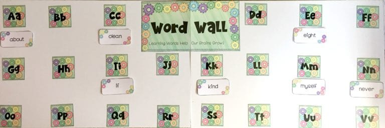 Growth Mindset Editable Word Wall {K-3rd Grade Dolch Words Included ...
