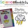 Static Electricity, Current Electricity, and Insulators Tabbed Booklets ...