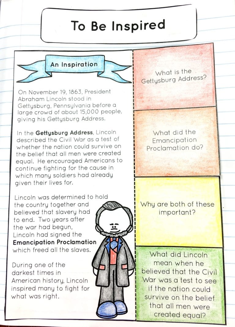 Civil War Interactive Notebook - The Owl Teacher