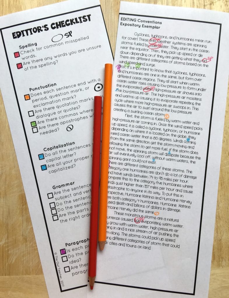 Writing Practice using 6 Traits and Analyzing Passages - The Owl Teacher