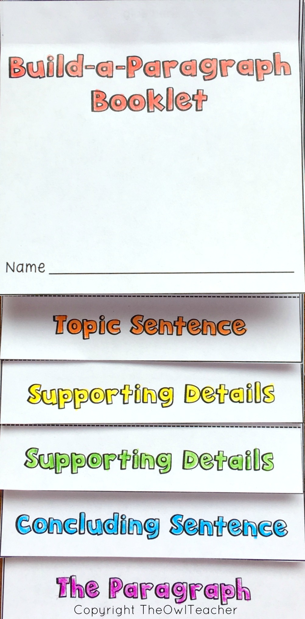 Ideas for Teaching How to Write a Paragraph - The Owl Teacher