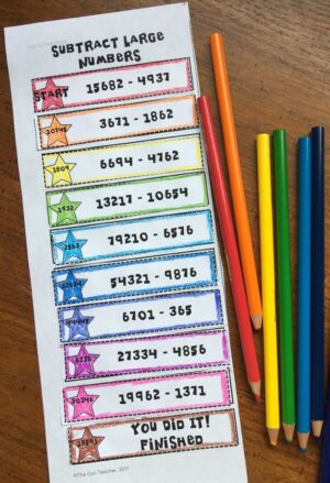 Addition and Subtraction of Large, Multi-digit Numbers Guided Math ...