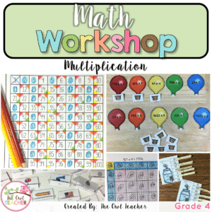 Multiplication Strategies with Larger Numbers Guided Math Workshop Unit ...