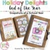 End of the Year Snapshots of a School Year Memory Book - The Owl Teacher