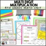 Multi-Digit Multiplication Strategies Lesson Plans Activities & Centers ...