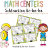 Tic Tac Toe Subtraction Task Card Game - The Owl Teacher