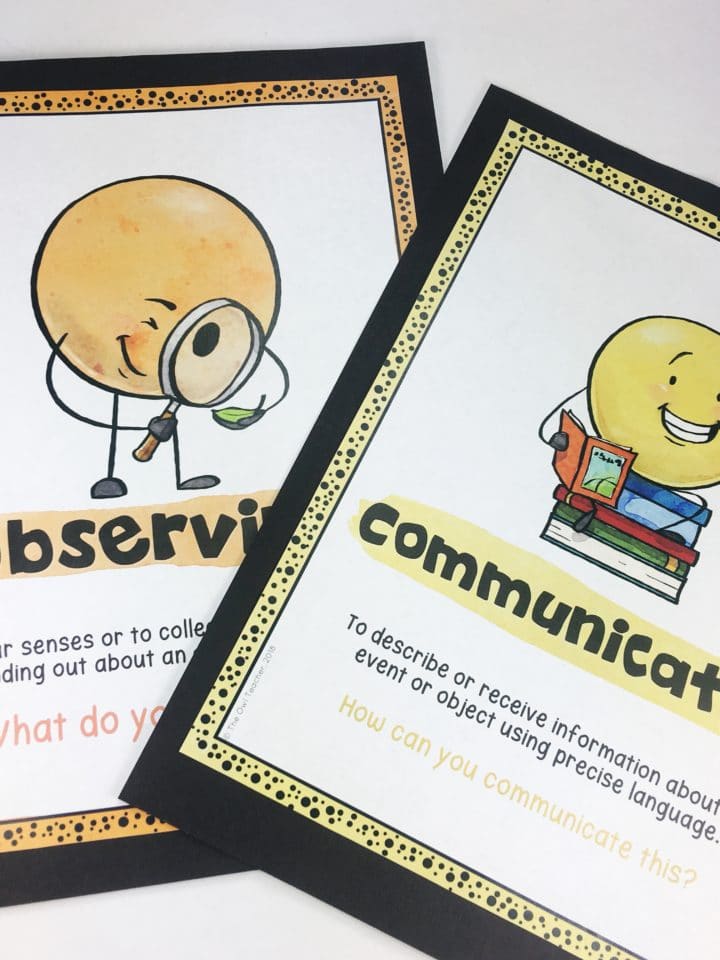 Scientific Method and Process Skills Classroom Posters - The Owl Teacher