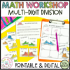 Multi-Digit Division Guided Math Workshop - The Owl Teacher