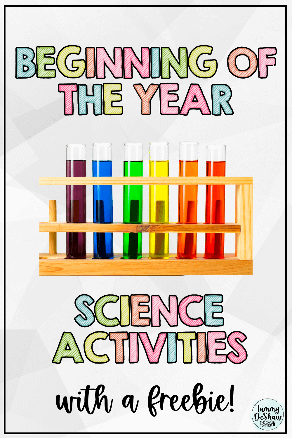 Beginning of the Year Science Activities - The Owl Teacher by Tammy DeShaw