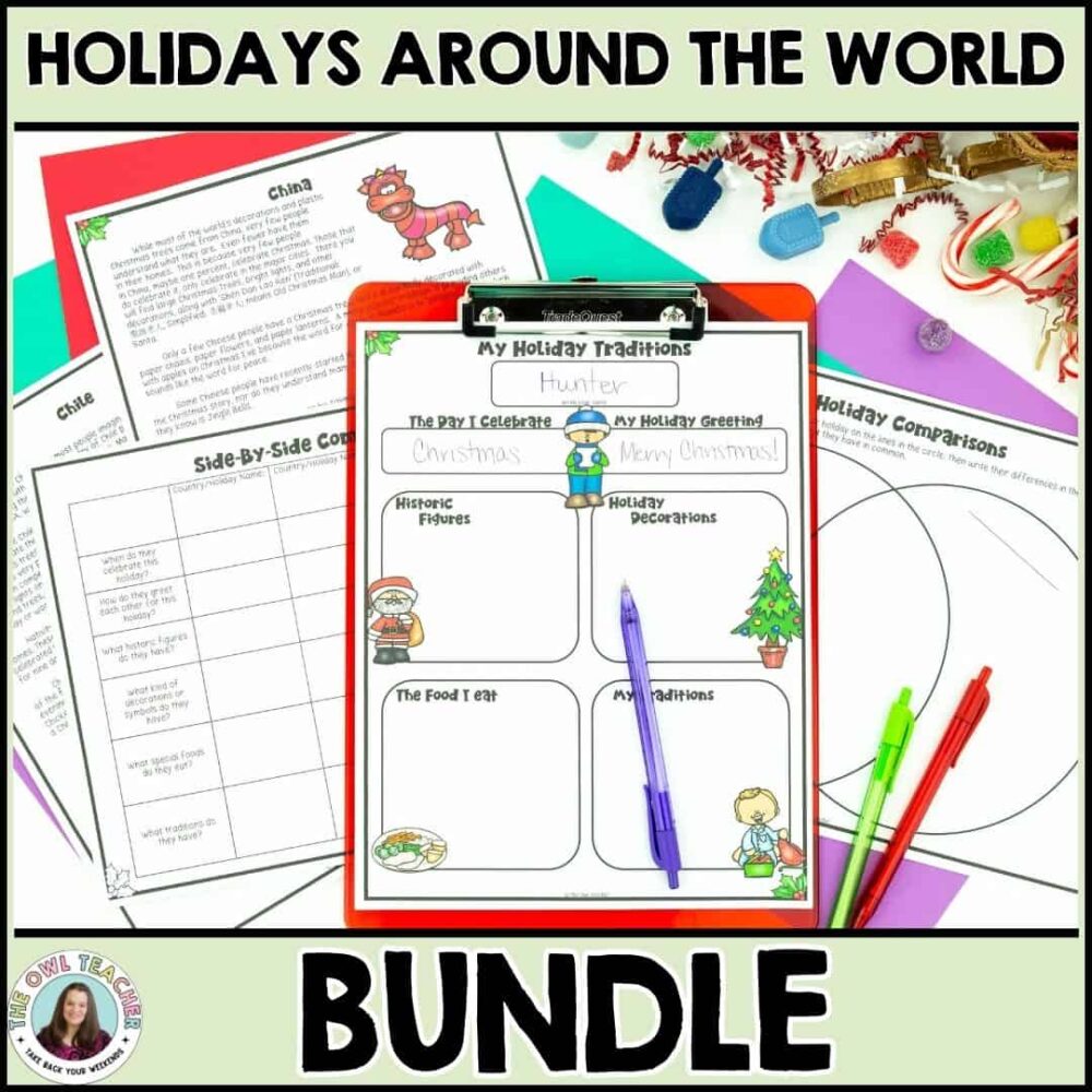 Holidays Around the World BUNDLE - The Owl Teacher