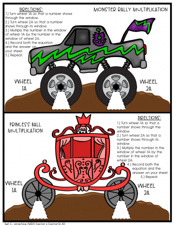 Multiplication Window Math (Multiplication Fact Practice) - The Owl Teacher