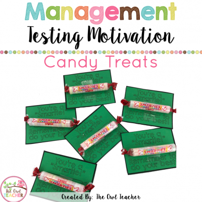 Test Motivation Treats - The Owl Teacher