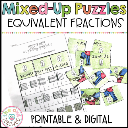 Engaging Ways to Teach Equivalent Fractions Virtually - The Owl Teacher