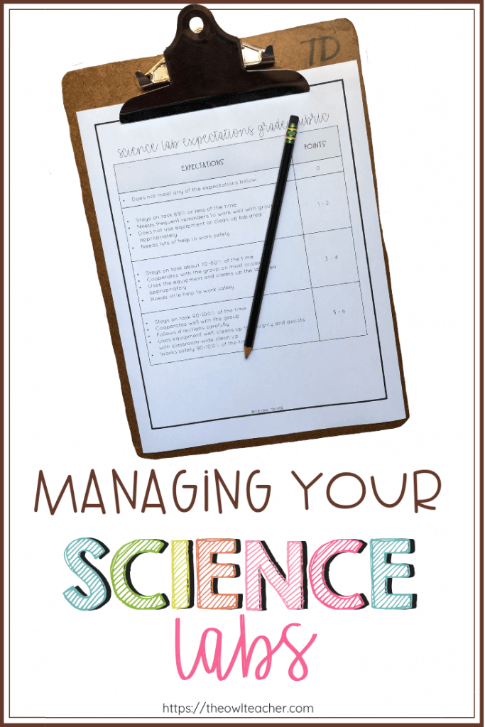Managing Your Science Labs - The Owl Teacher