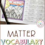 Matter Vocabulary Games and Worksheets Practice - The Owl Teacher