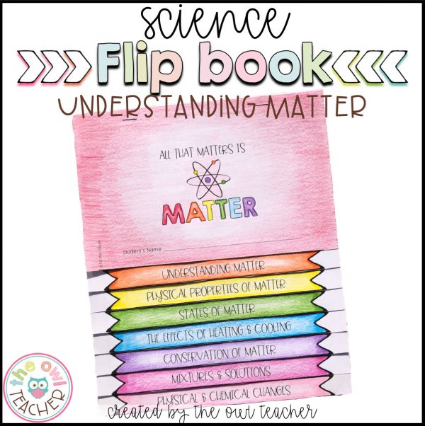 Matter Flip Book - The Owl Teacher