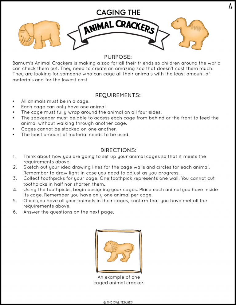 Perimeter Math Project: Fencing the Animals - The Owl Teacher