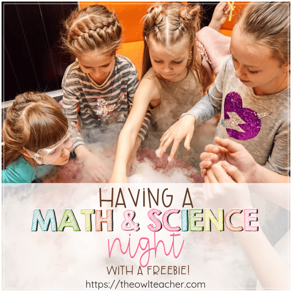 Having a Math and Science Night - The Owl Teacher