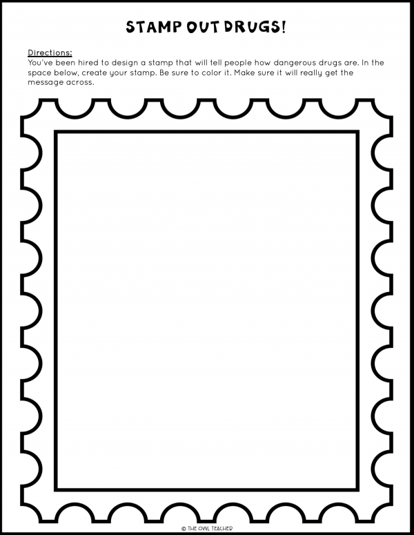 Activities for Red Ribbon Week - The Owl Teacher