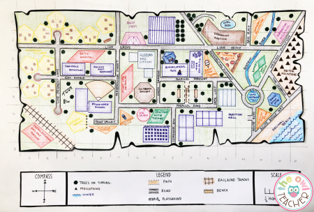 Having Fun with a Geometry Map Project - The Owl Teacher