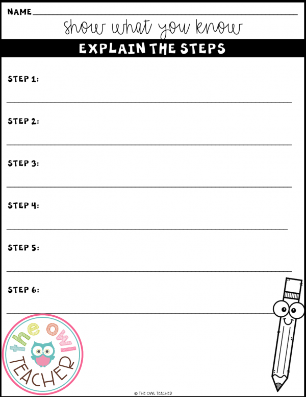 11 Ideas for Bringing Writing into Math - The Owl Teacher