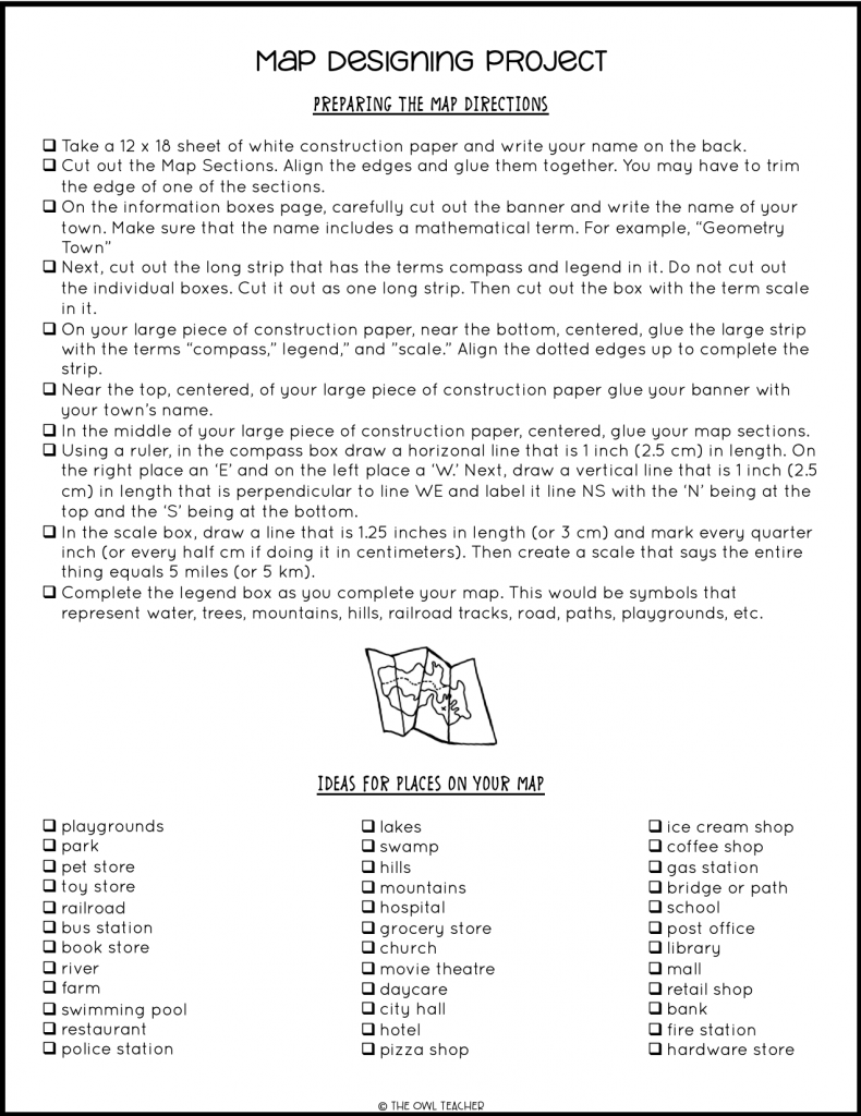 Geometry Town Project Based Learning Printable & Digital (Google) - The ...