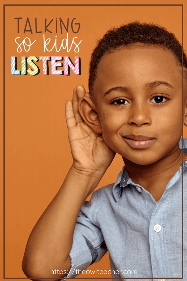 Talking So Kids Listen - The Owl Teacher