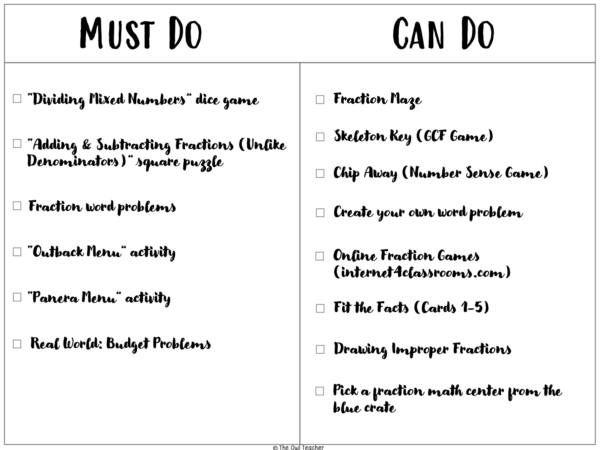 3 Super Easy Alternatives to Math Centers - The Owl Teacher