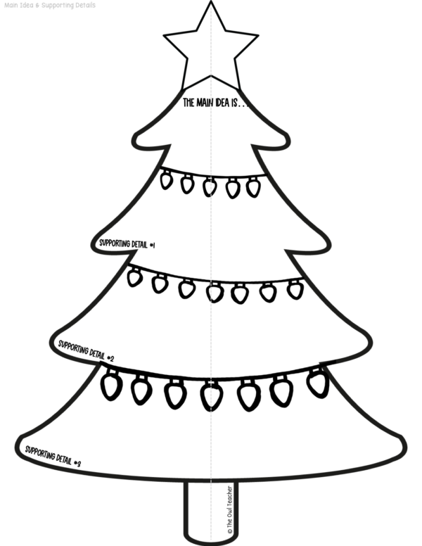 Reading Graphic Organizers | Holiday Graphic Organizers | Printable ...