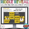 Multiplication with Multiples of Ten | Riddle Reveal Boom Cards - The ...