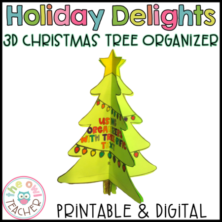 Reading Graphic Organizers | Holiday Graphic Organizers | Printable ...