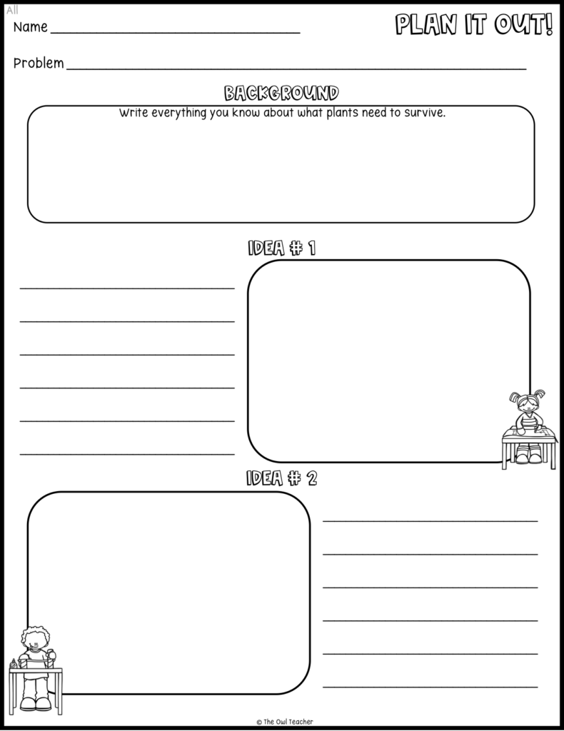 Plant's Needs STEM Challenge - The Owl Teacher