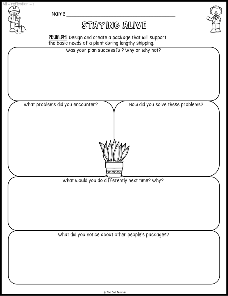 Plant's Needs STEM Challenge - The Owl Teacher