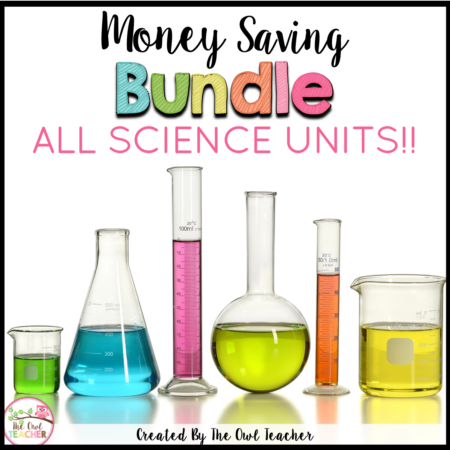 Ultimate Science Lesson Plan Units BUNDLE - The Owl Teacher