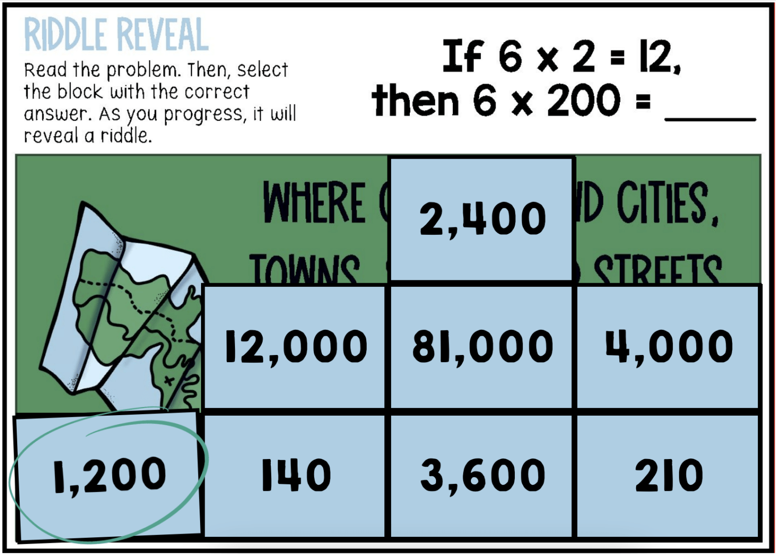 Multiplication with Multiples of Ten | Riddle Reveal Boom Cards - The ...