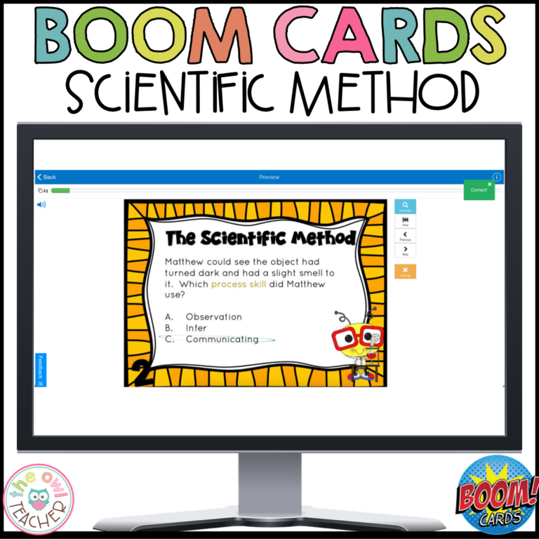 Scientific Method Boom Cards | Scientific Method Task Boom Cards - The ...