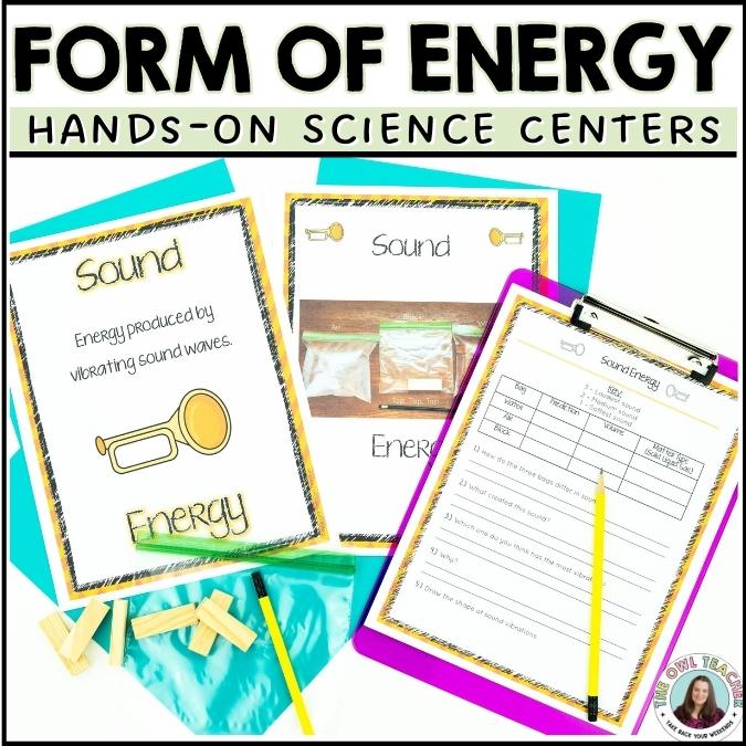 Forms of Energy Centers: Mechanical, Heat, Light, Sound ,& Electrical ...