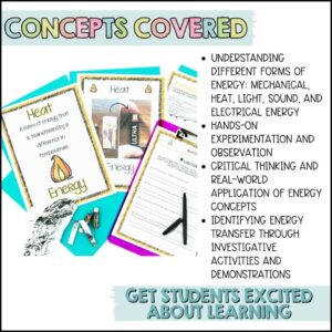 Forms of Energy Centers: Mechanical, Heat, Light, Sound ,& Electrical ...
