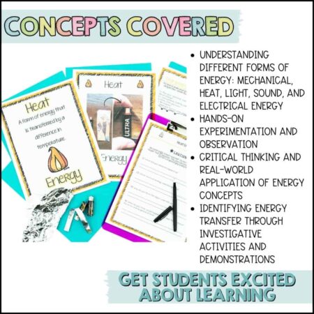 Forms of Energy Centers: Mechanical, Heat, Light, Sound ,& Electrical ...