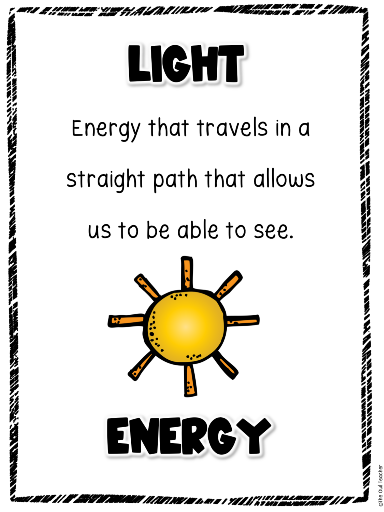 Forms of Energy Centers: Mechanical, Heat, Light, Sound ,& Electrical ...