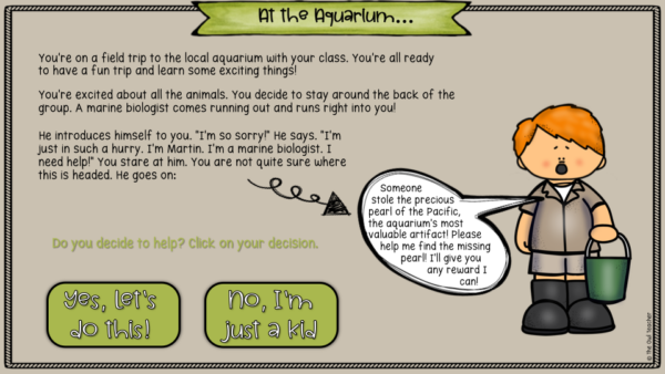Telling Time Digital Math Quest Adventure - The Owl Teacher
