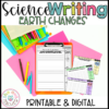 Earth Changes Writing Prompts | Exit Tickets - The Owl Teacher