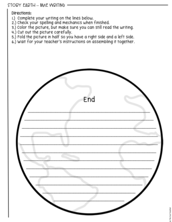 Earth Day Narrative Writing, Sequence Writing, Transitions in Writing ...