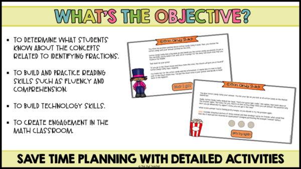 3rd grade Fractions | Identifying Fractions Math Quest (3.NF.1) - The ...