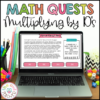 Multiplying by Multiples of Ten Math Quest (3.NBT.3) - The Owl Teacher