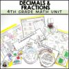 Decimals & Adding Fractions with Denominators of 10 & 100 Guided Math ...