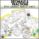 Decimals & Adding Fractions with Denominators of 10 & 100 Guided Math ...