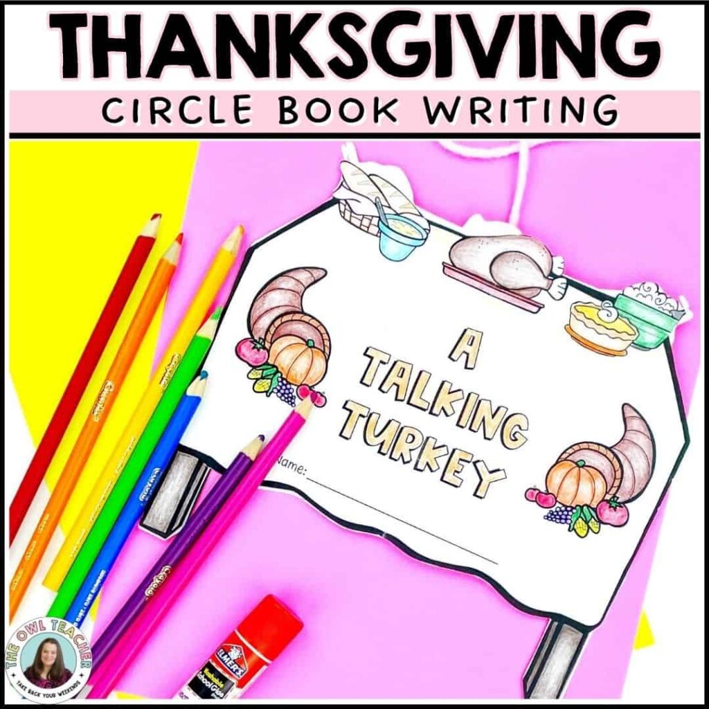 Thanksgiving Narrative Writing Activity