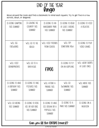 20 End of the Year Activities to Engage Your Students - The Owl Teacher